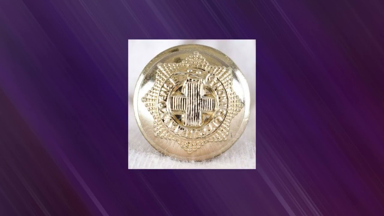 VTG Coldstream Guards Military Uniform Tunic Coat Jacket Button 19mm Cufflinks - YouTube