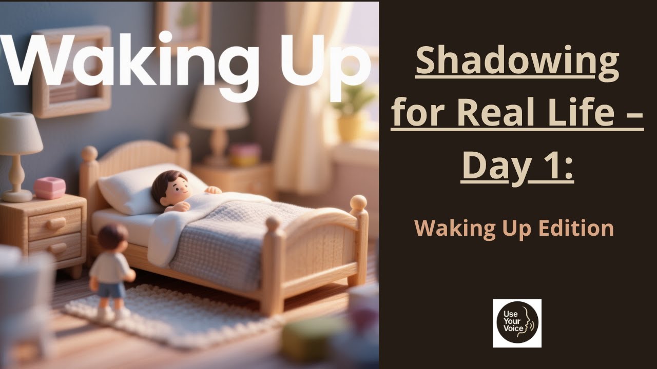 Shadowing for Real Life – Waking Up in English 🛏️ | Say Real Phrases ...