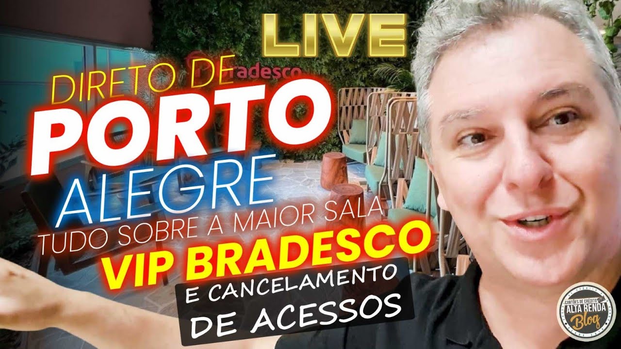 DIRETO DE PORTO ALEGRE! TUDO SOBRE A MAIOR SALA VIP DO BRADESCO, E ...