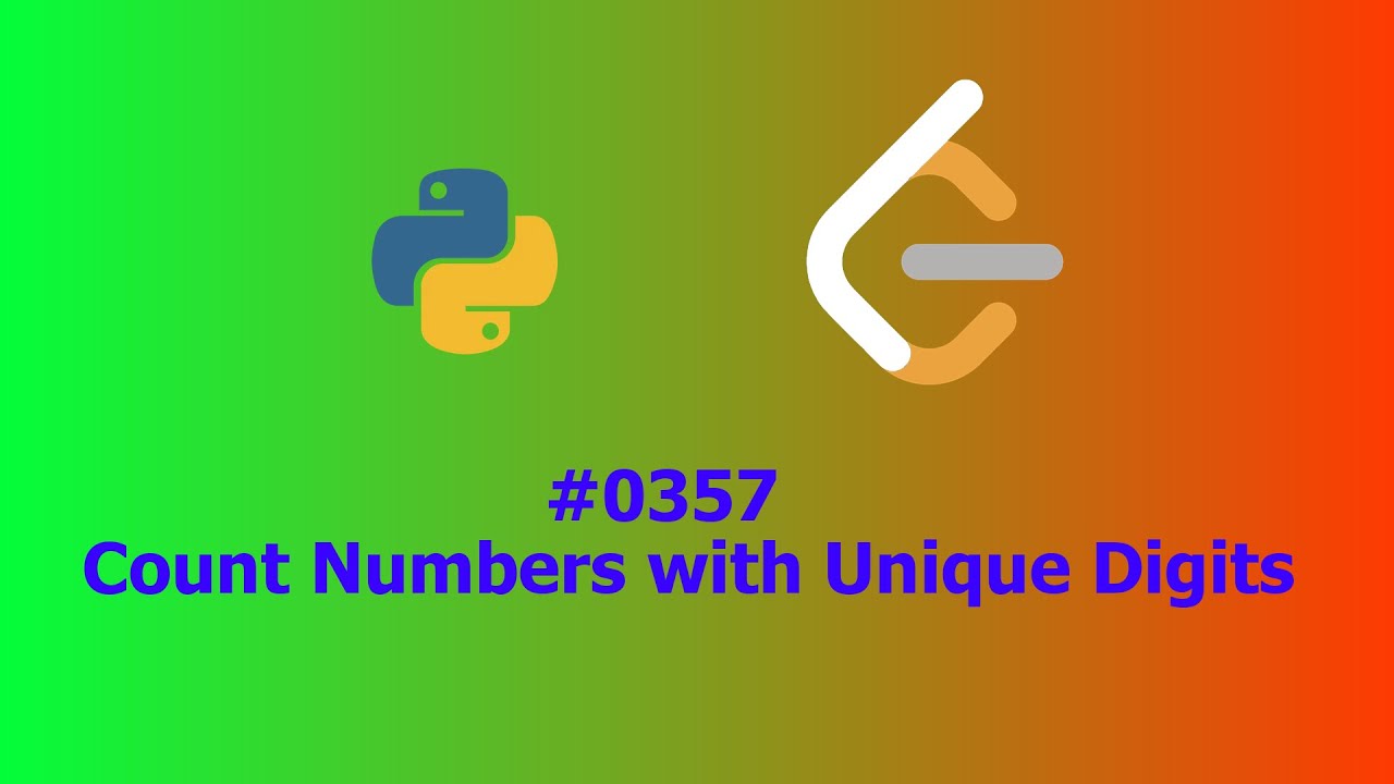No Sound Leetcode 357: Count Numbers with Unique Digits - YouTube