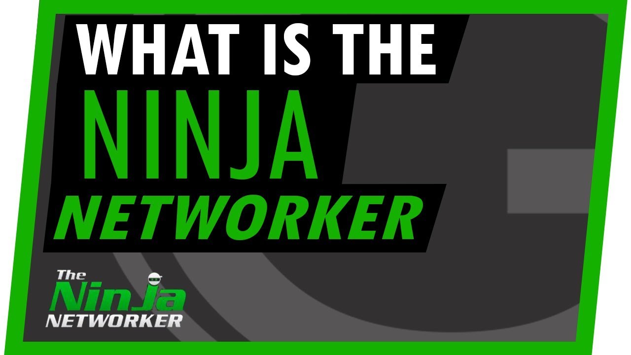 What Is The Ninja Networker - YouTube