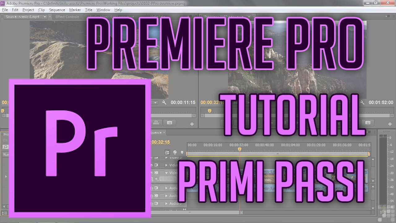 Premiere Pro - TUTORIAL - Primi Passi - YouTube