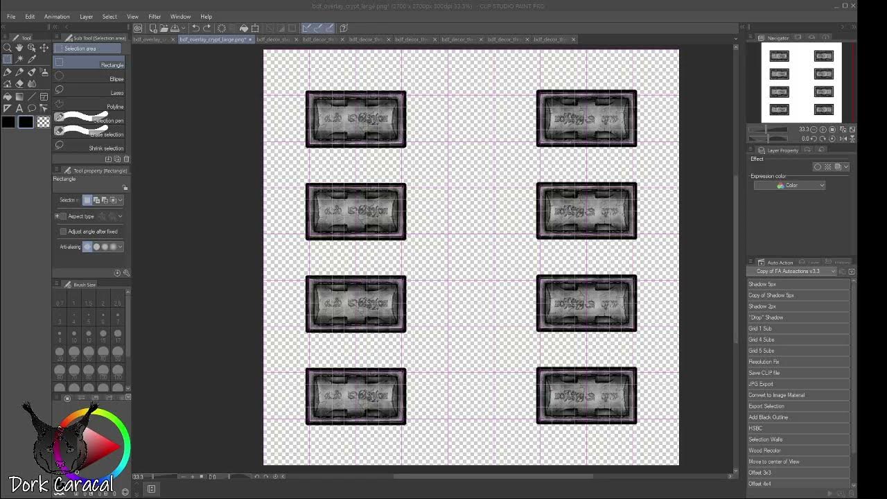 How to make shadows in CSP using AutoActions - YouTube