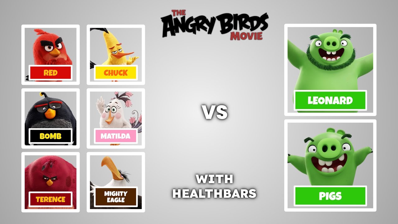 (2/2) Red & Friends Vs. Leonard & His Pig Army: (Final Fight) - With ...