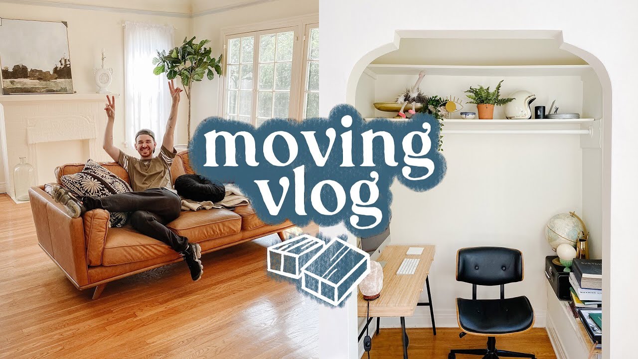 MOVING VLOG - First Look At My NEW APARTMENT + New Furniture! - YouTube