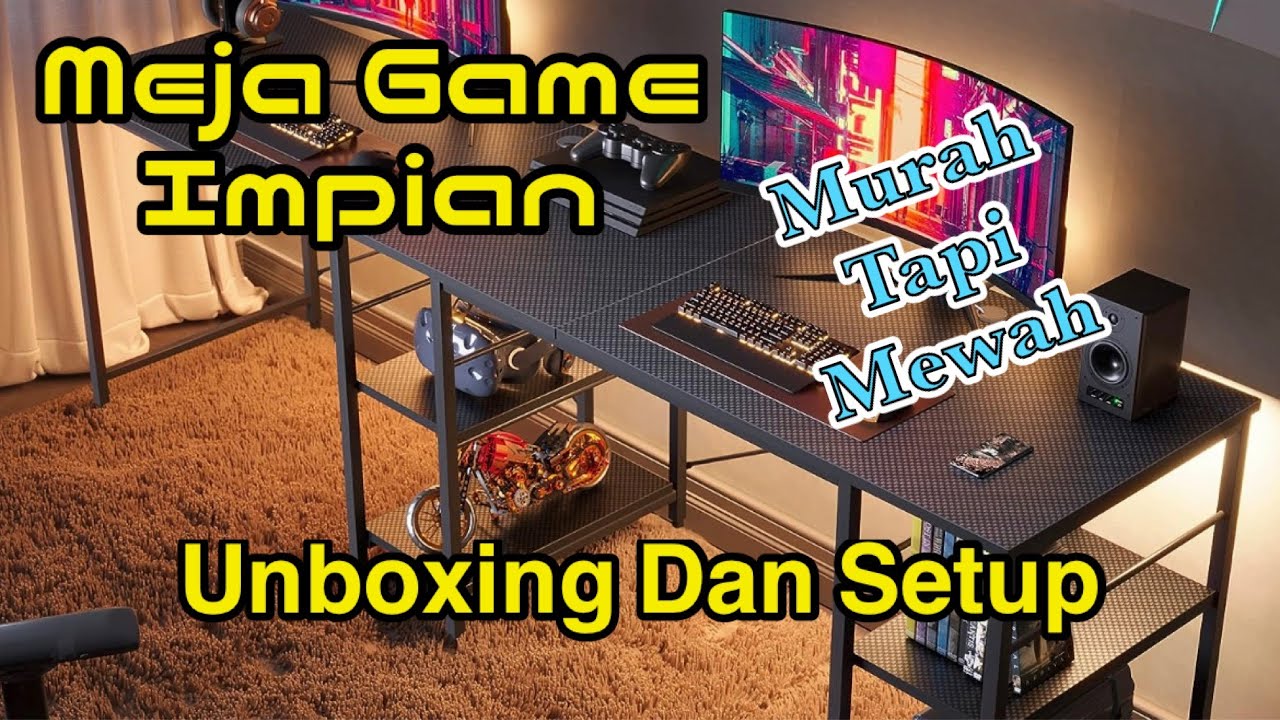 Unboxing Dan Setup Meja Game "DOMY HOME" Murah Tapi Mewah - YouTube