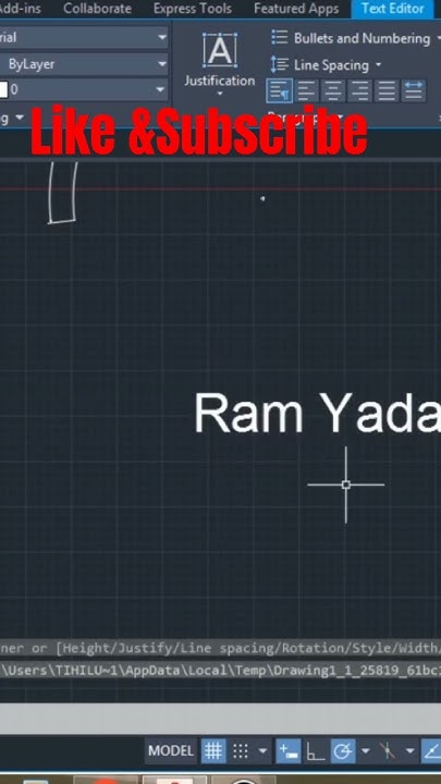 How to create Multiline text in Auto CAD।#shorts - YouTube