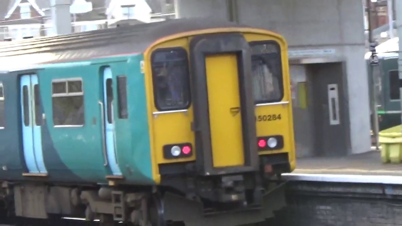 Newport train station-train going to Maesteg - YouTube