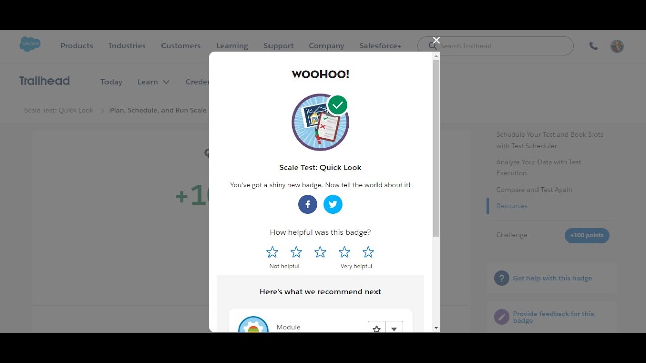 Scale Test: Quick Look Plan, Schedule, and Run Scale Tests - Trailhead ...