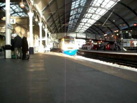 East Midlands Trains HST 43054 and 43058 arriving at Newcastle - YouTube
