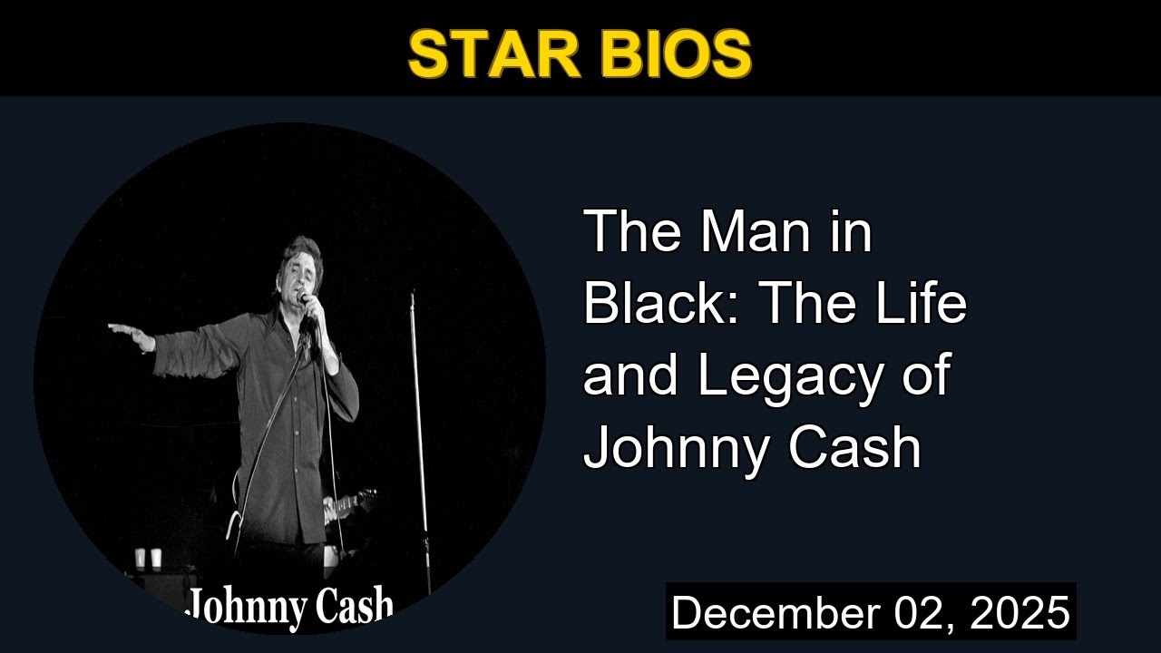 The Man in Black: The Life and Legacy of Johnny Cash | Star Bios - YouTube