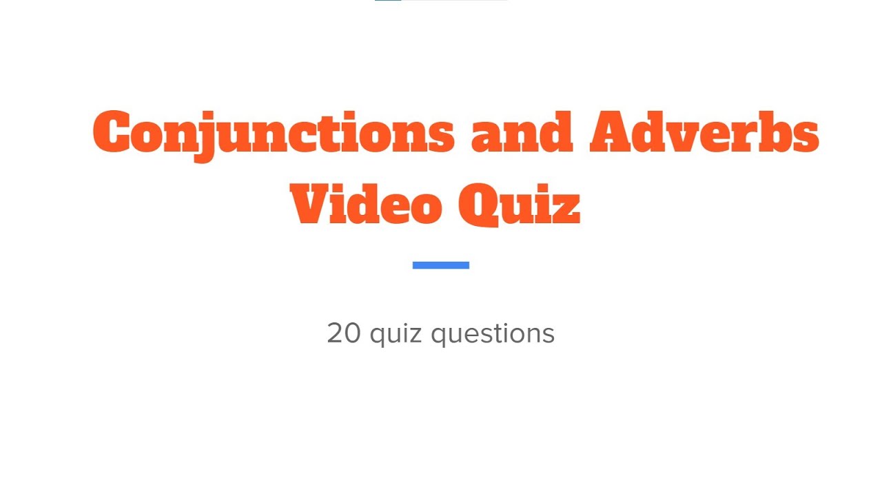 Dutch Conjunctions and Adverbs Video Quiz | #voegwoorden #conjuncties # ...