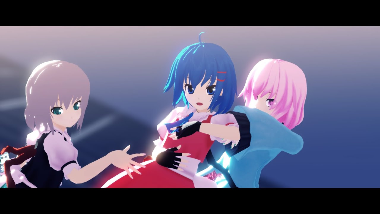 水菜、ユリナ、ミルフィーで「jewel」MMD - YouTube