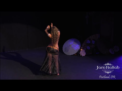 Slow Belly Dance and Drum Solo at JamBallah 16 by Elisheva