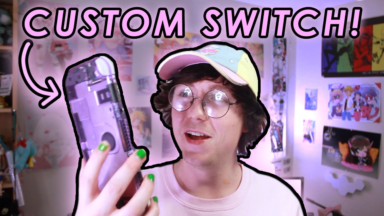 MAKING A CUSTOM SWITCH LITE? - Atomic Purple DIY Shell Swap - YouTube