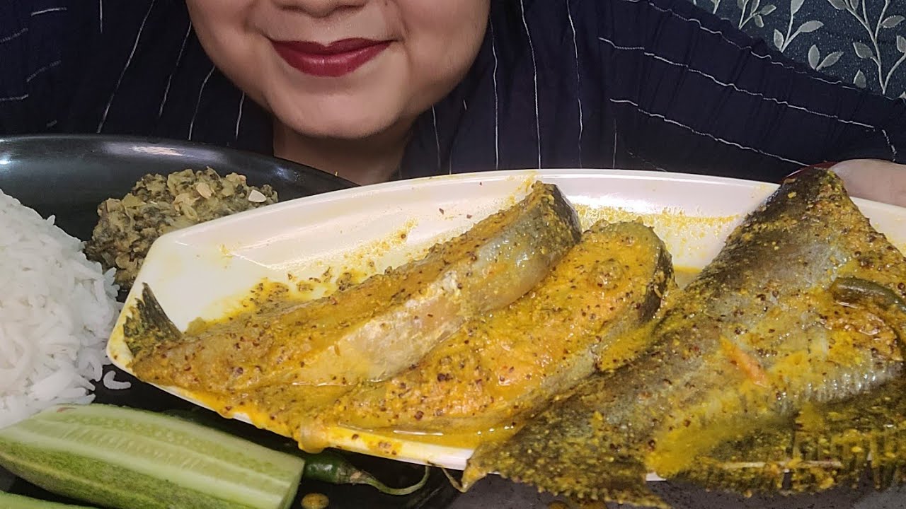 Eating challenge|Asmr Eating|Boal Macher Recipe|Boal Macher Bhapa|Ucche ...