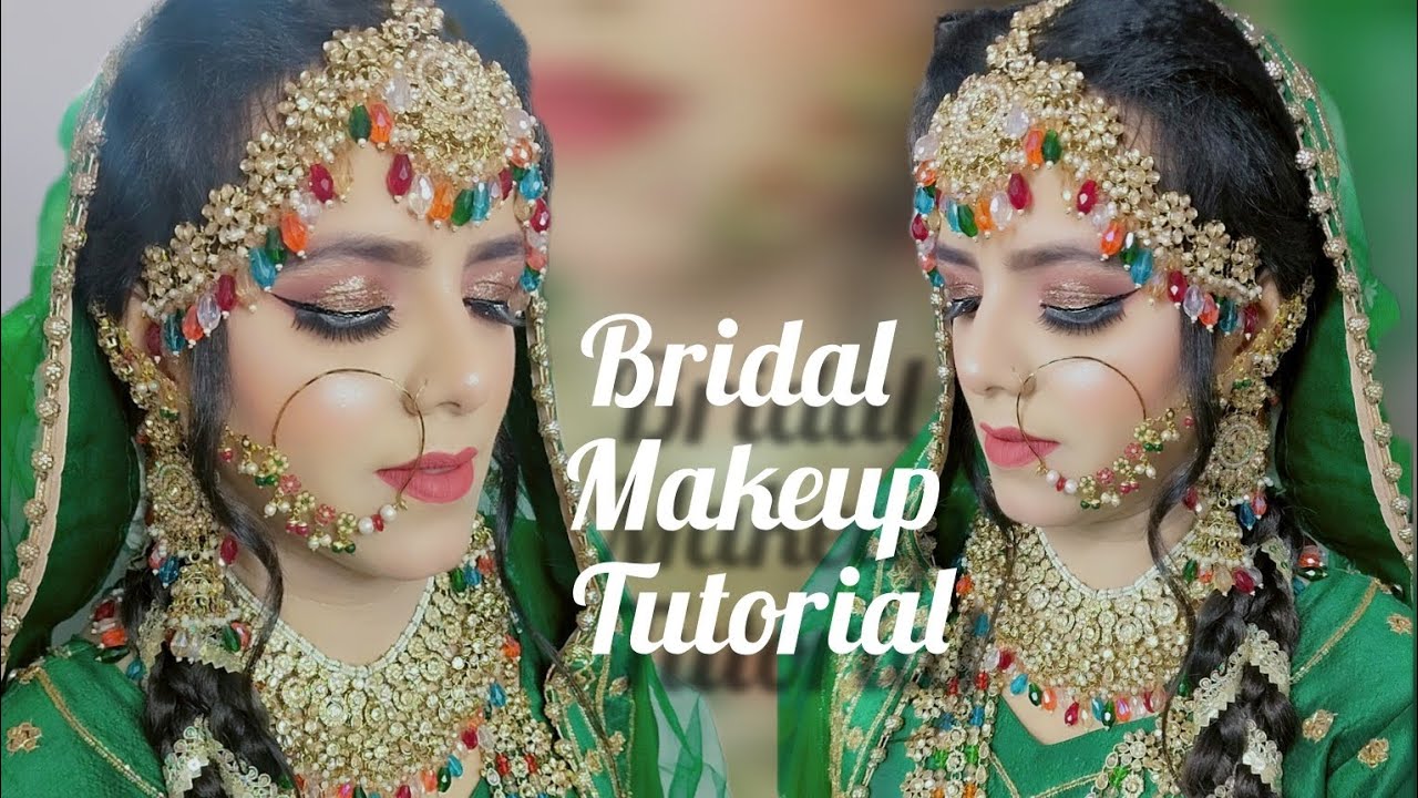 Bridal Makeup Tutorial||Step by Step Bridal Makeup For Beginners ...