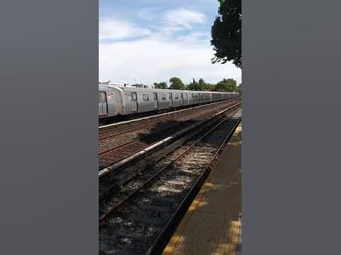 Coney Island Prospect Park Bound R46 Yellow S train NIS R68A Yellow S train at Neck Road - YouTube