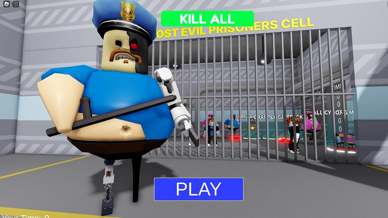 CYBORG BARRY'S PRISON RUN - (New Obby) #roblox #scaryobby - YouTube