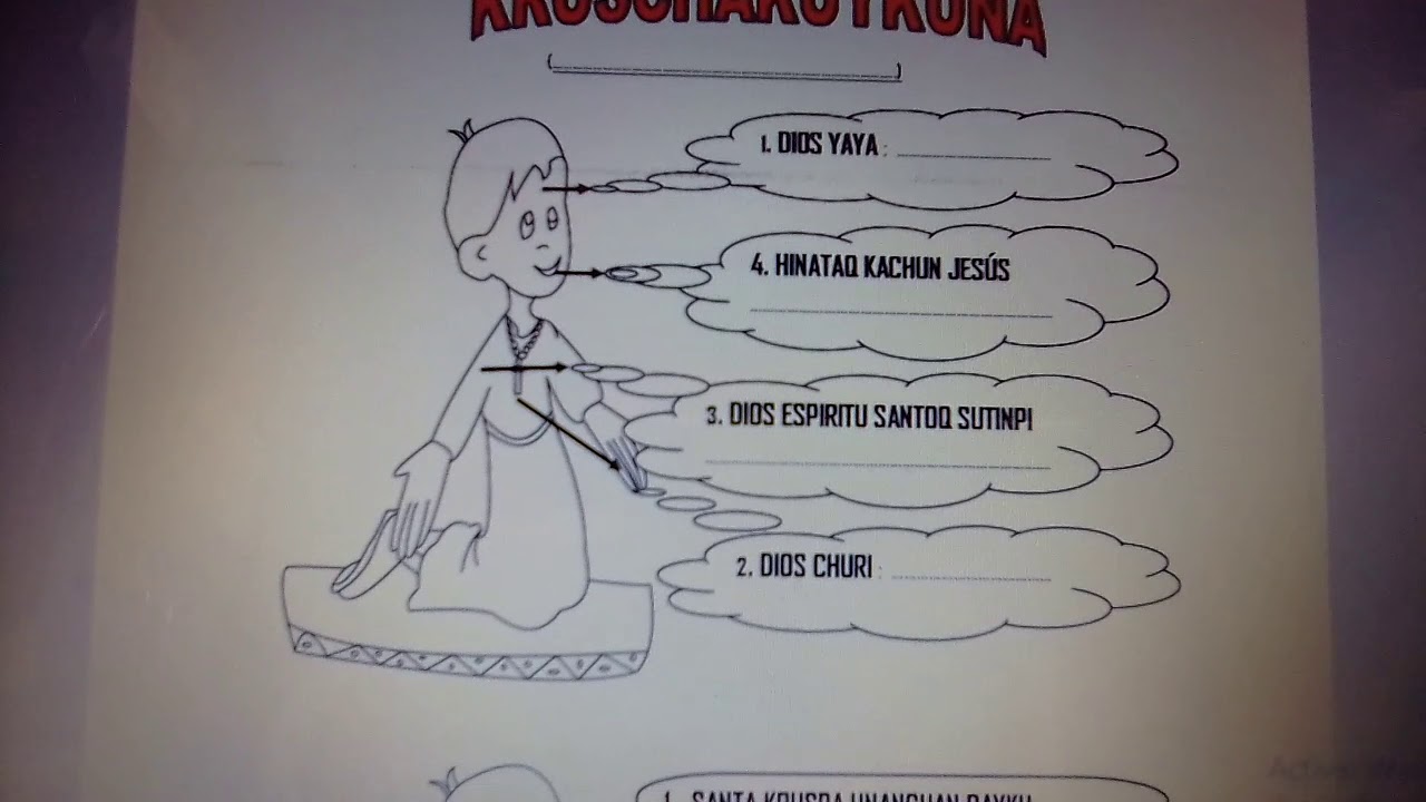 Persignarse y santiguarse en quechua - YouTube