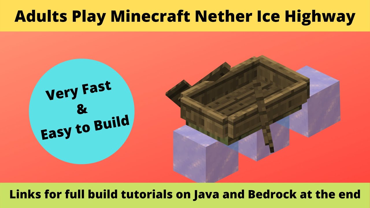 Minecraft AP Minecraft Java Ice Highway - YouTube