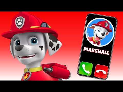 MARSHALL DE PAW PATROL🐕🚒 (LLAMADA AL TELÉFONO) Quiere jugar contigo!😍✨