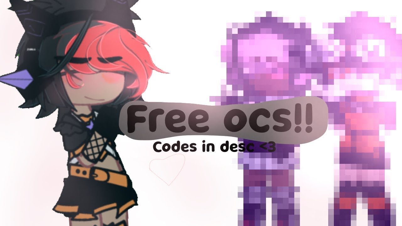 Free Gacha Oc codes!! 💗 :] [Codes in desc] - YouTube