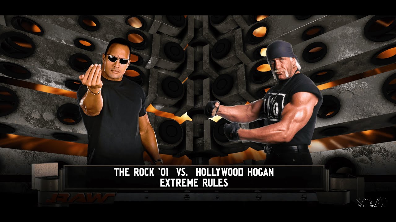 The Rock vs Hulk Hogan | Ultimate Dream Match #wwe - YouTube