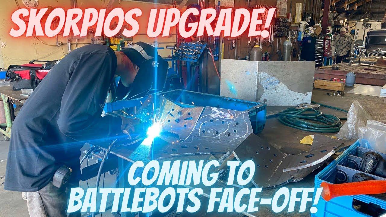 Upgrading Skorpios For BATTLEBOTS FACE-OFF - YouTube