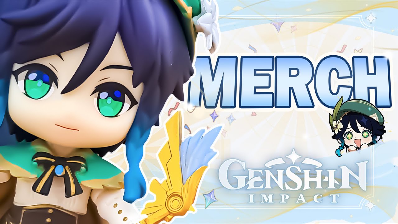 Unboxing Merch Genshin Impact. Figura de Venti + MERCH OFICIAL EXTRA ...