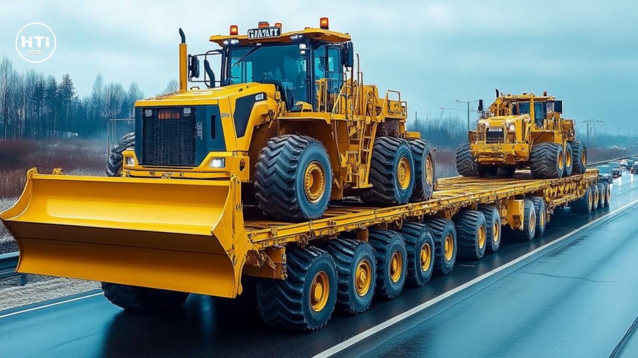 99 Most DANGEROUS Transport Skills of Giant Machines | Biggest Heavy ...