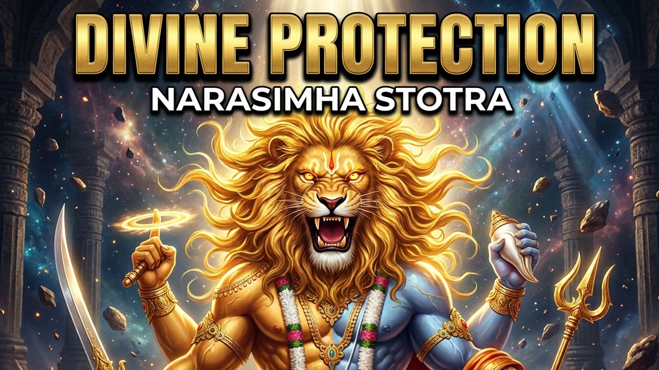 Bhakta Prahlada & Lord Narasimha | Powerful Sanskrit Stotra | Divine ...