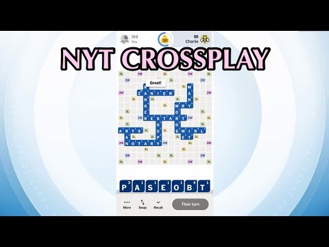 NYT Crossplay: Play and Spell | iOS | Global Launch Gameplay - YouTube