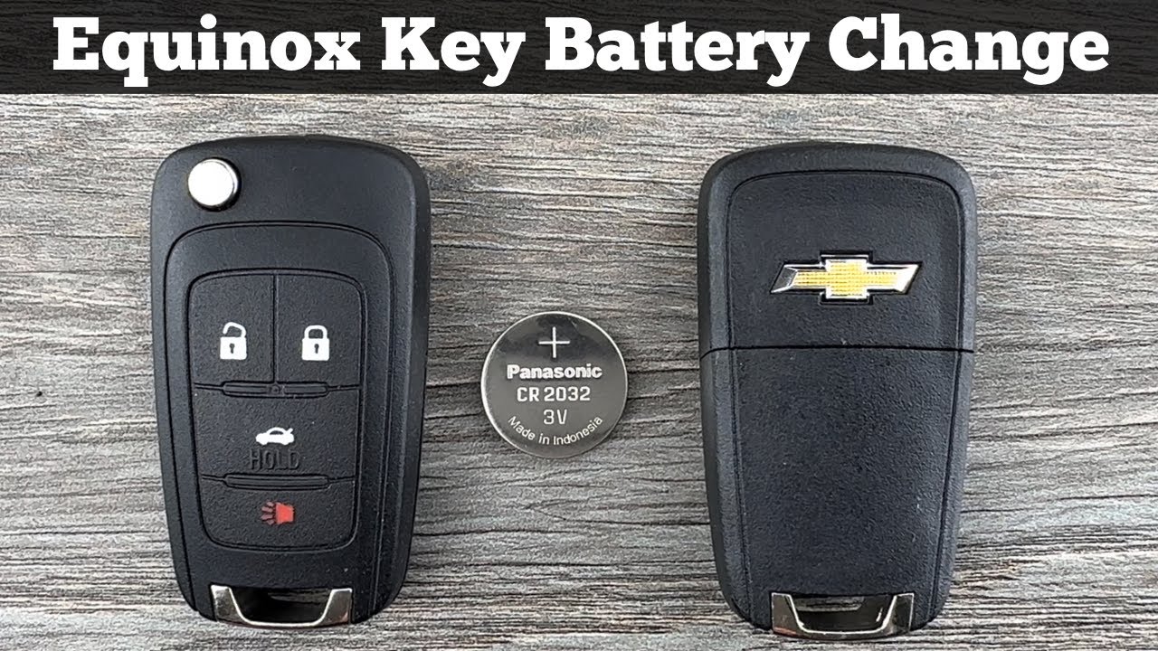 2010 - 2017 CHEVY EQUINOX Remote Key Fob Battery Replacement - How To ...