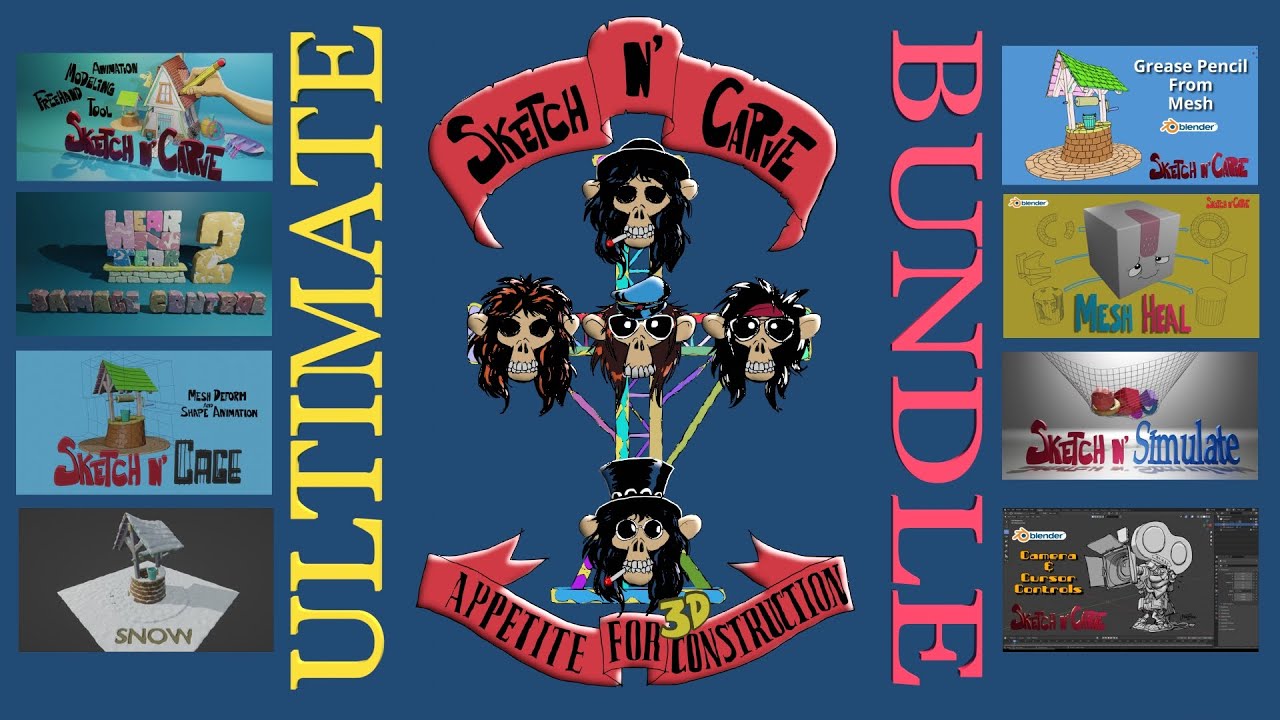 SketchN'Carve Ultimate Bundle: Appetite For (3D) Construction - YouTube