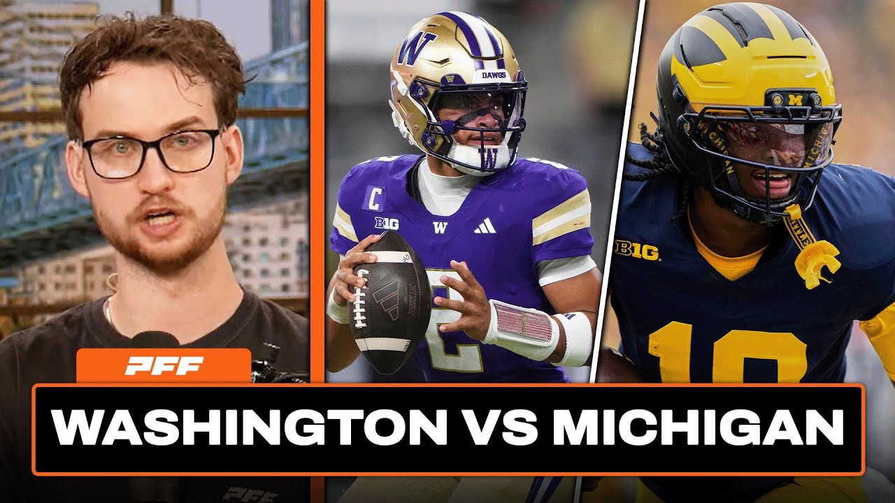 Washington vs. Michigan Preview & Prediction | PFF College Football ...