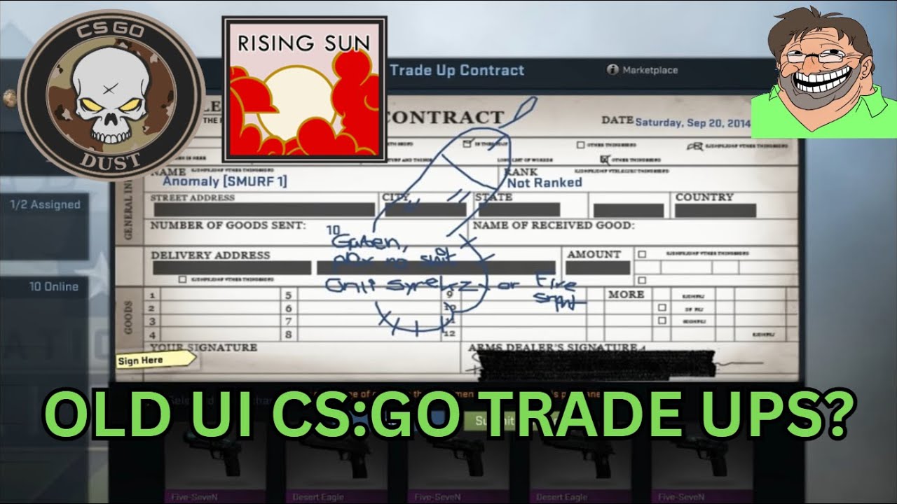 2014 OLD UI CS:GO TRADE UPS IN 2023! - YouTube