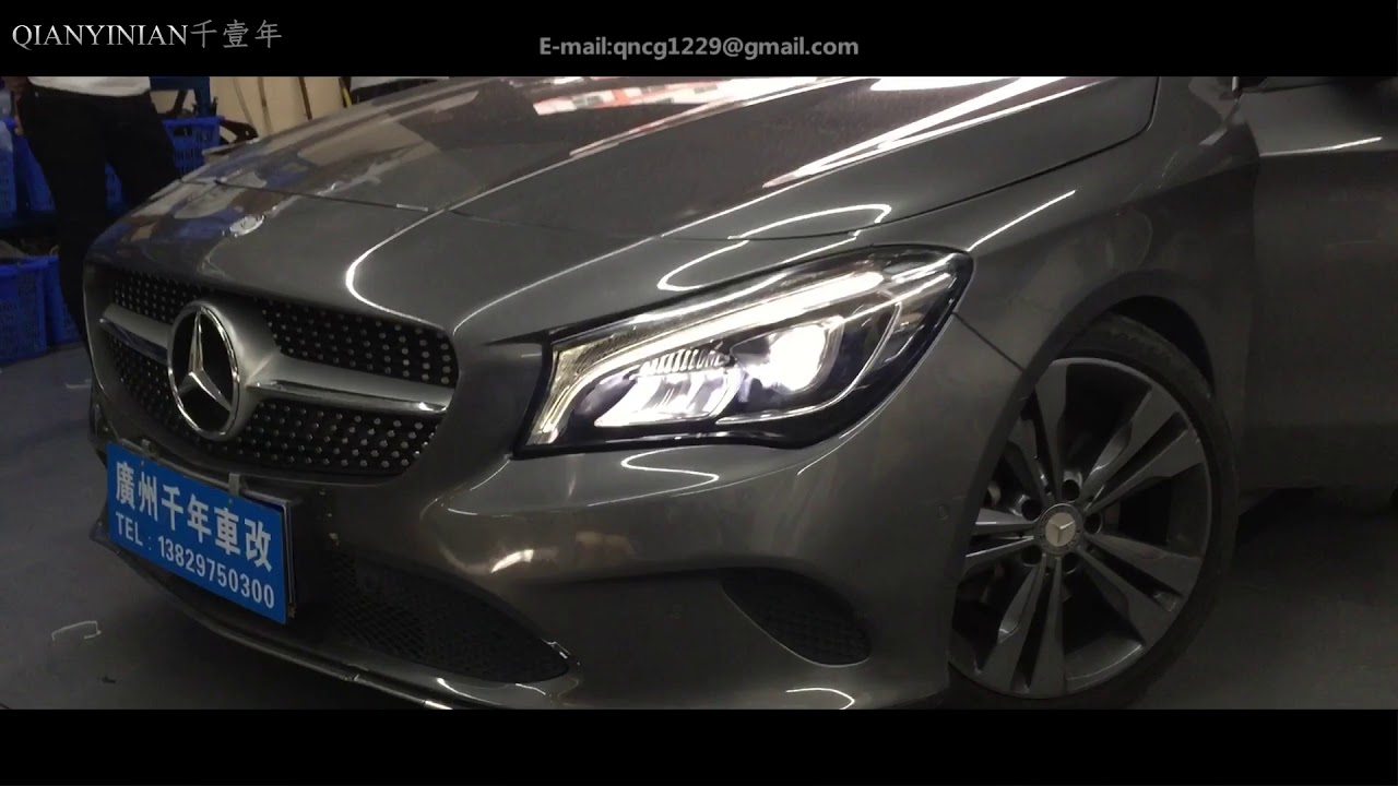 Mercedes-Benz how to install conversion LED headlight taillights 2011 ...