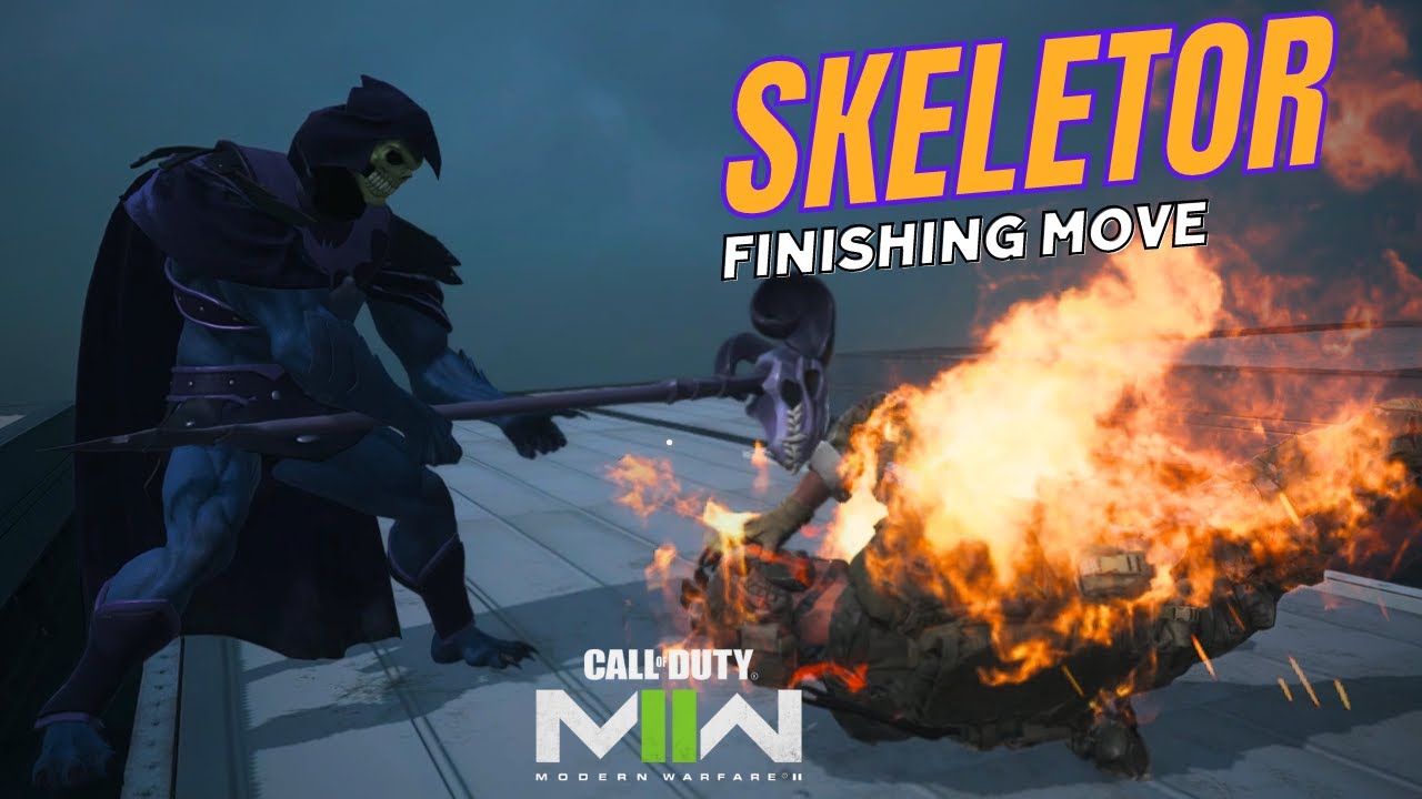 MW2 New "SKELETOR" Operator "SKELETOR'S MALICE" Finishing Move| Call of ...
