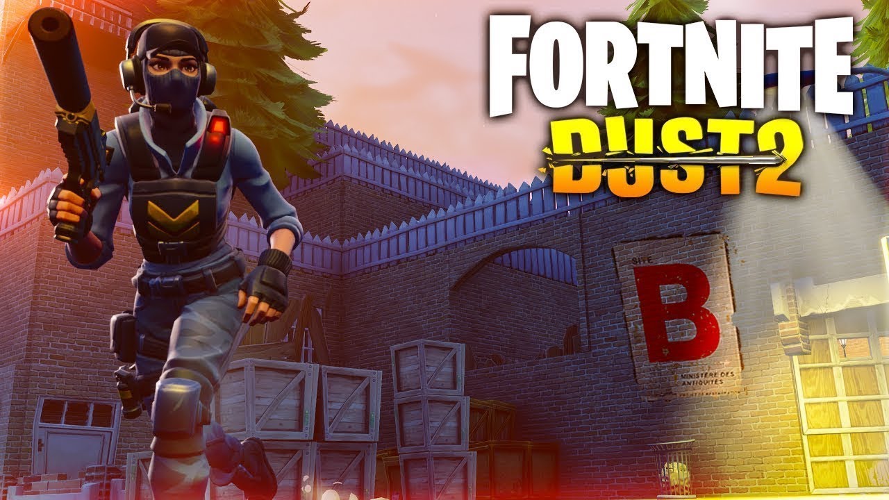 MAPA *DUST 2* DE CS:GO EN FORTNITE!! 😱 - CS:GO 2v2 (Modo Creativo ...
