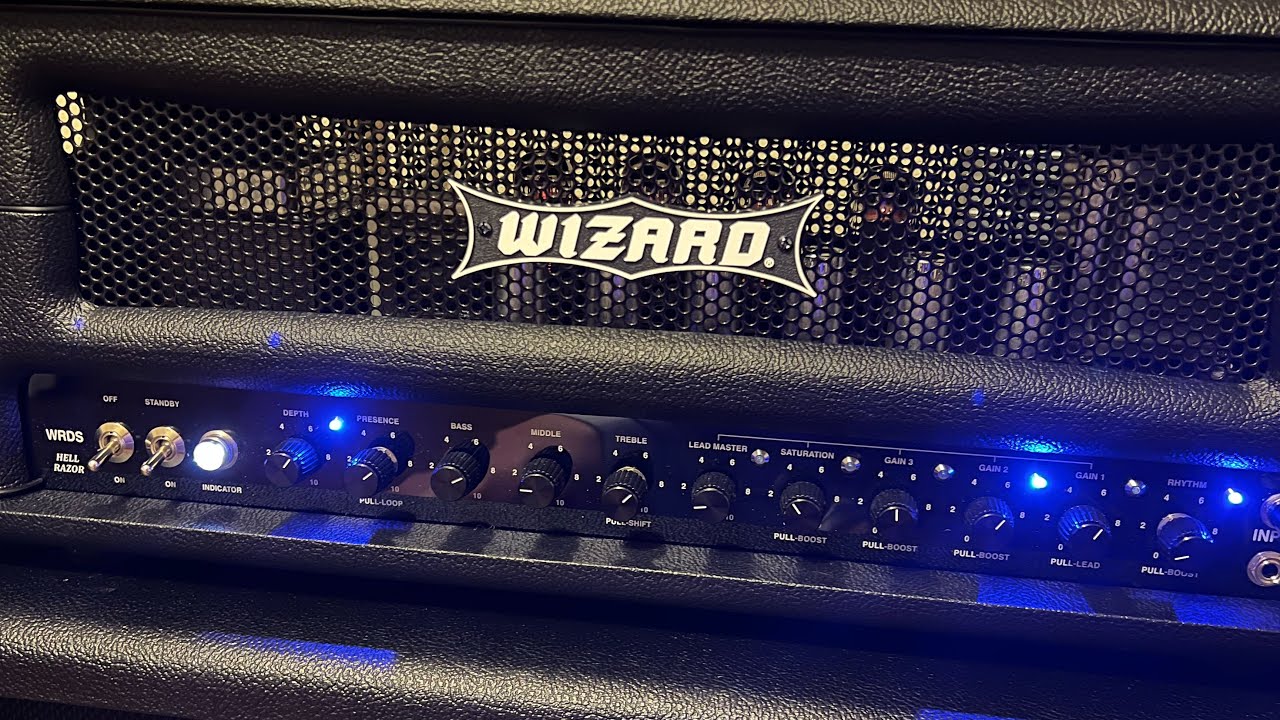 Wizard Amplification Hell Razor 40w 6v6 Tubes - Metal - YouTube