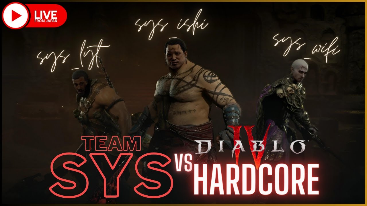 🔴LIVE Team sYs VS Diablo IV Hardcore + Giveaways @ 100SUBS - YouTube
