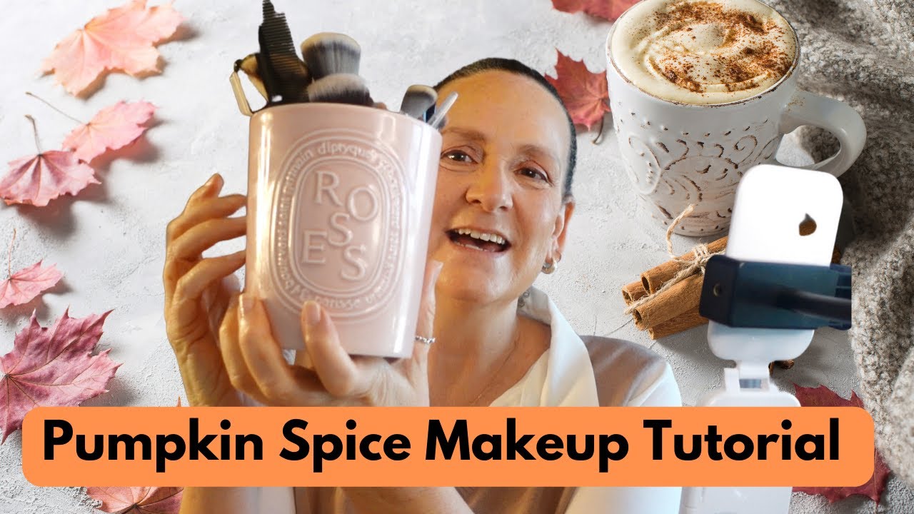 PUMPKIN SPICE MAKEUP LOOK TUTORIAL FOR MATURE SKIN🩷 LIFT, BLUR & BRIGHTEN! - YouTube