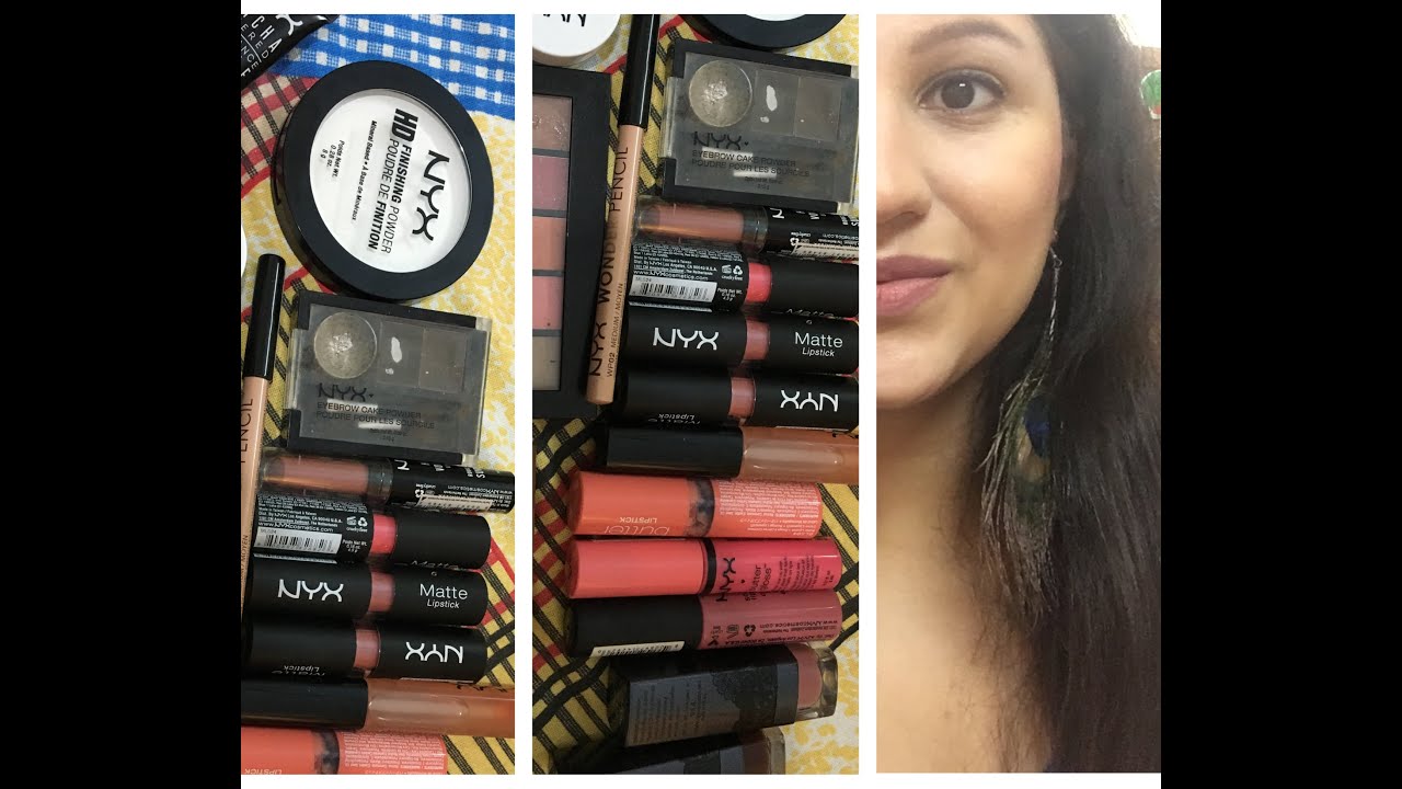 NYX Haul/ NYX cosmetics mini review 2016 my all NYX products - YouTube