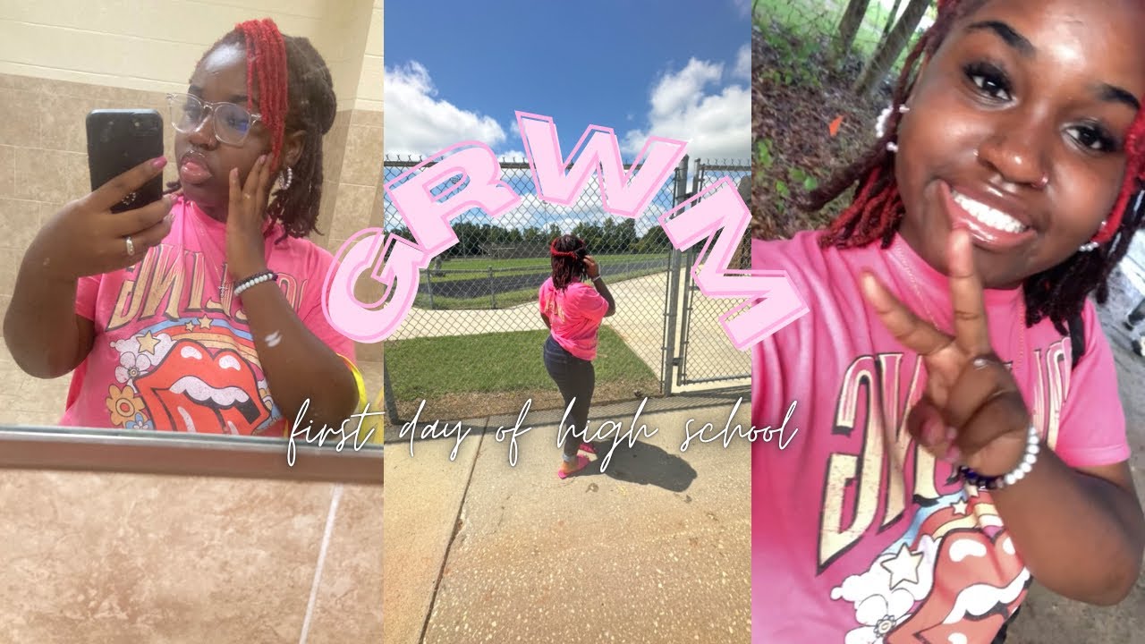 Grwm for 9th grade 🩷| outfit | makeup | hair - YouTube