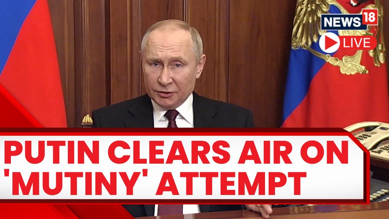 Russian President Vladimir Putin Addresses Nation On The Mutiny Attempt ...