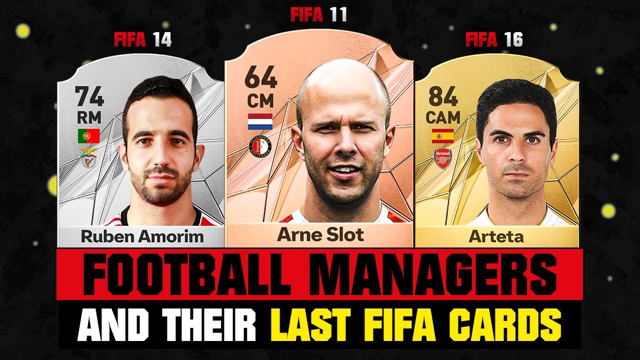 FIFA 25 | FOOTBALL MANAGERS and their LAST FIFA CARDS As Players! 😔💔 ft ...
