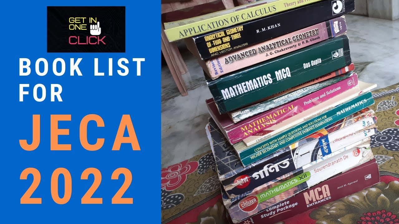 BOOK LIST FOR WB JECA 2022 PREPERATION - YouTube