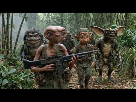 'E.T. vs PREDATOR' - #fanfilm #parody #ai