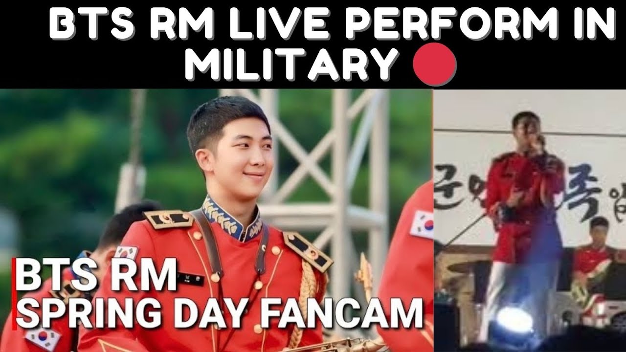 BTS RM Live🔴 BTS RM Surprising ARMY By Performing 'BTS Spring Day’ in ...
